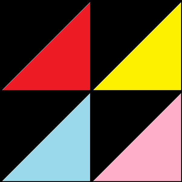 Jigsaw Puzzle | 9 pieces | CA 1092 - Triangles | Jigidi