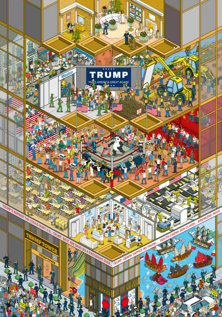 Jigsaw Puzzle | 204 pieces | Where is Donald? | Jigidi