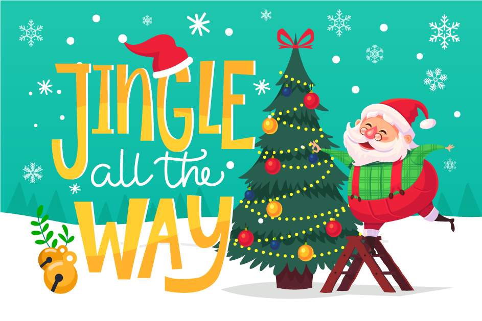 Solve Jingle all the way, Santa! jigsaw puzzle online with 126 pieces