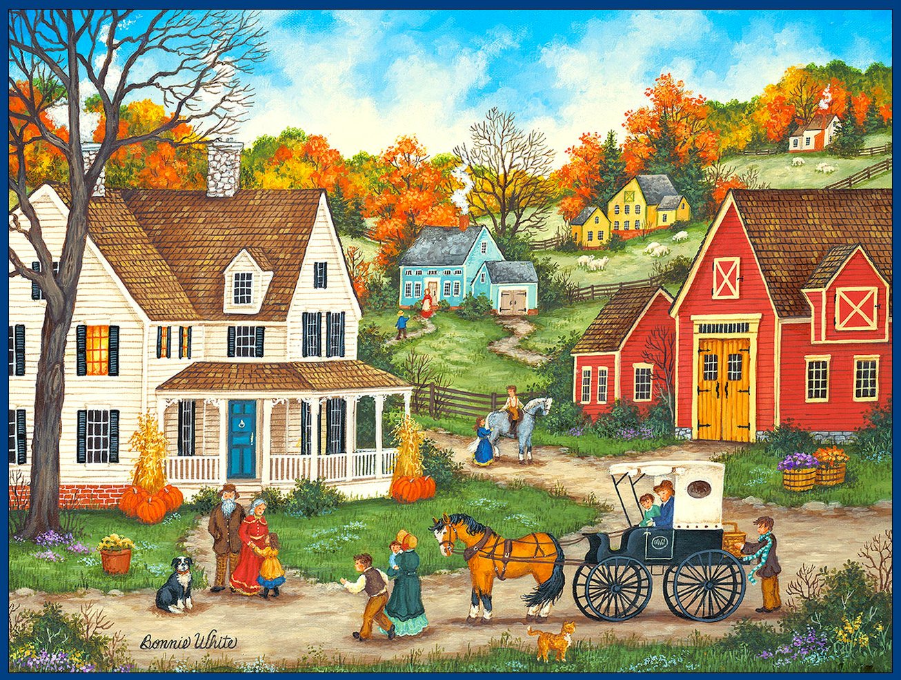 Solve Happy Thanksgiving jigsaw puzzle online with 176 pieces