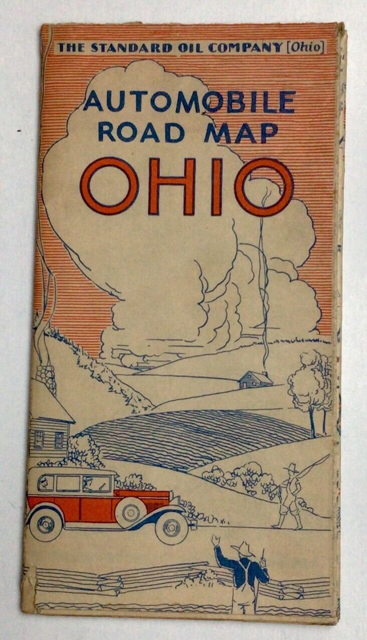 Solve Automobile Road Map of Ohio jigsaw puzzle online with 112 pieces