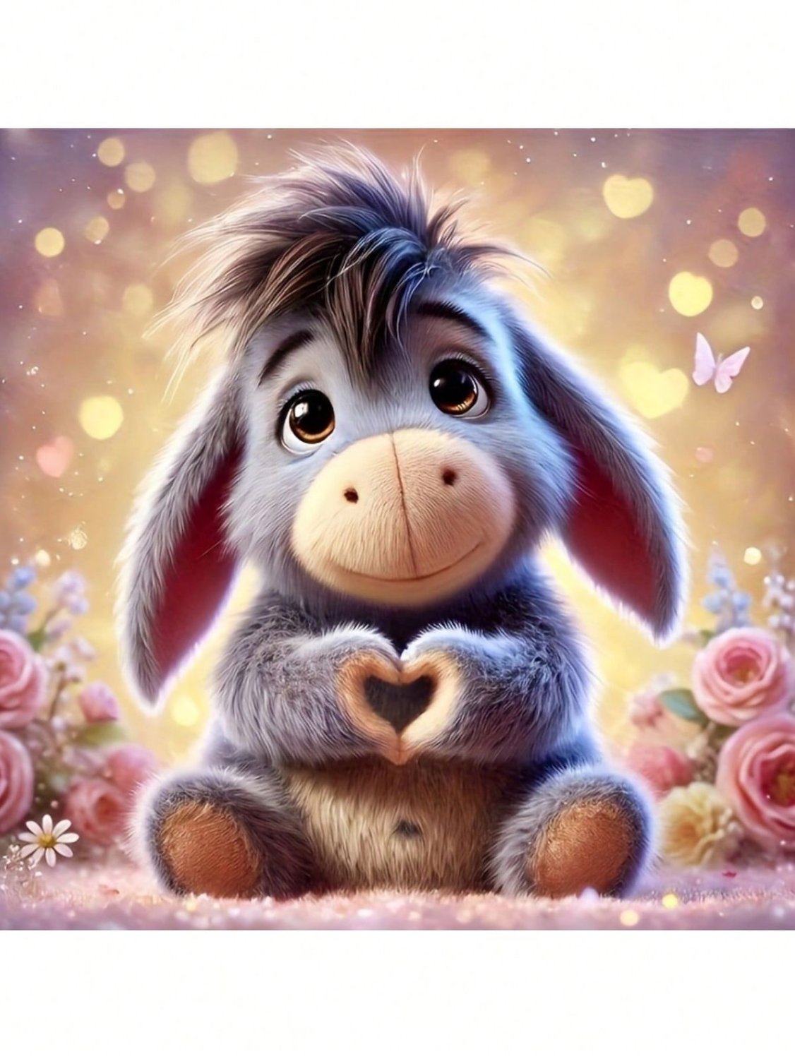 Solve Disney Eeyore jigsaw puzzle online with 80 pieces
