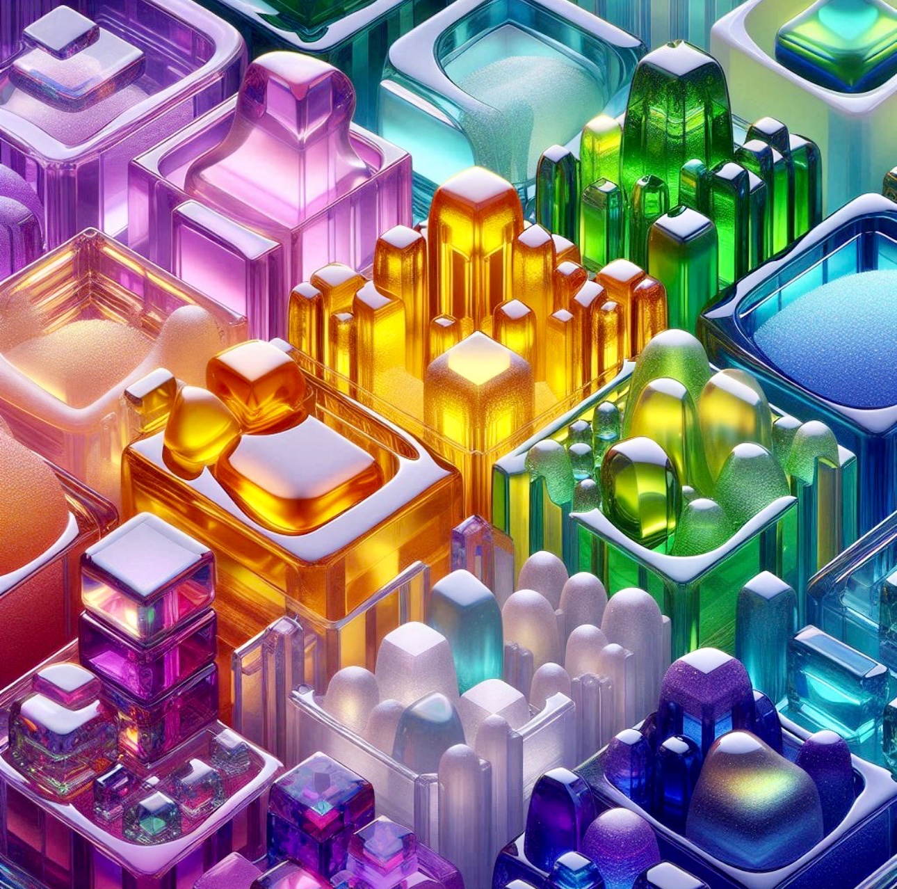 Solve Some Solid Solids jigsaw puzzle online with 49 pieces