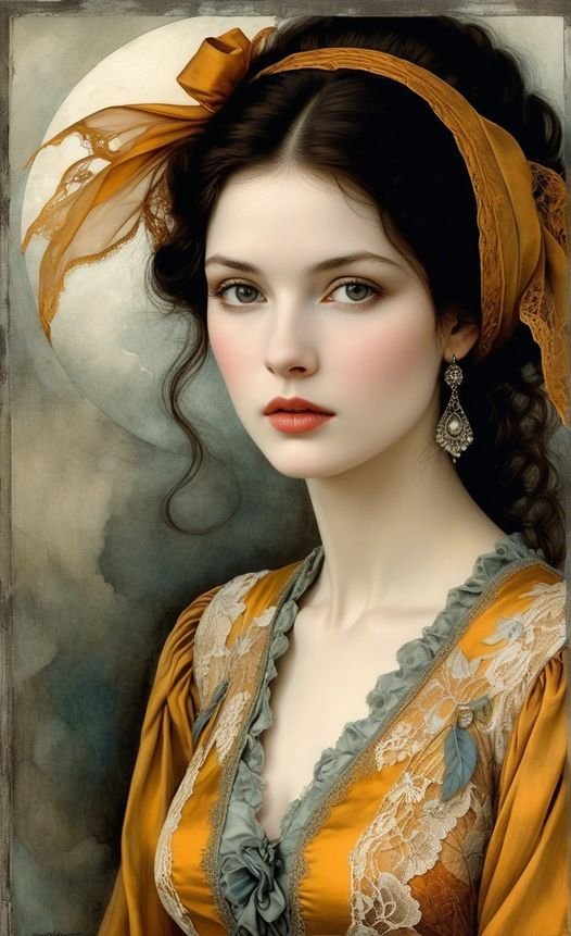 Solve Young woman jigsaw puzzle online with 126 pieces