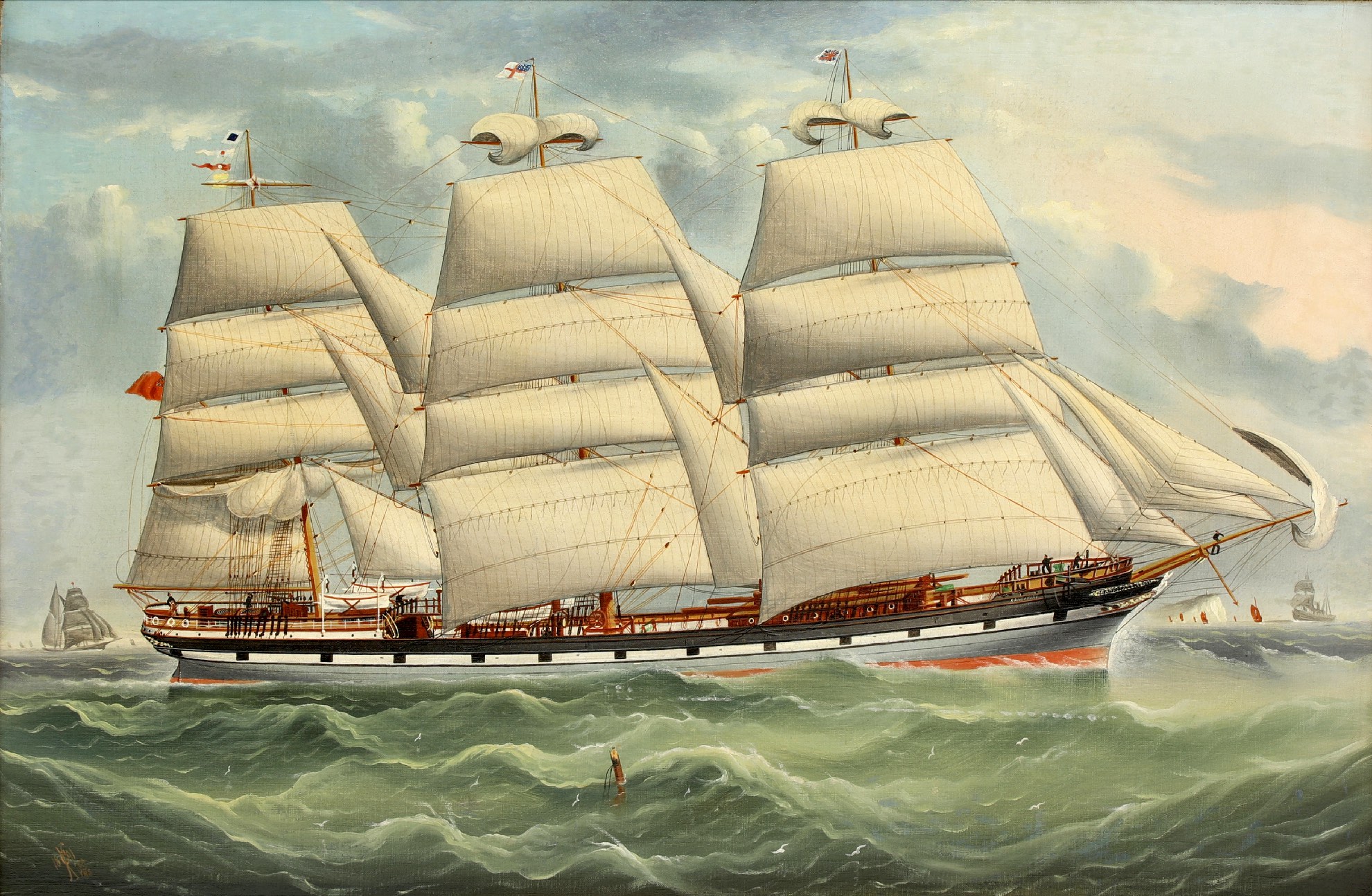 Solve New Zealand School, late 19th century, The Clipper ‘Rangitiki ...