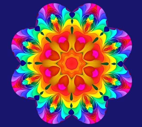 Solve Kaleidoscope of Colors jigsaw puzzle online with 20 pieces