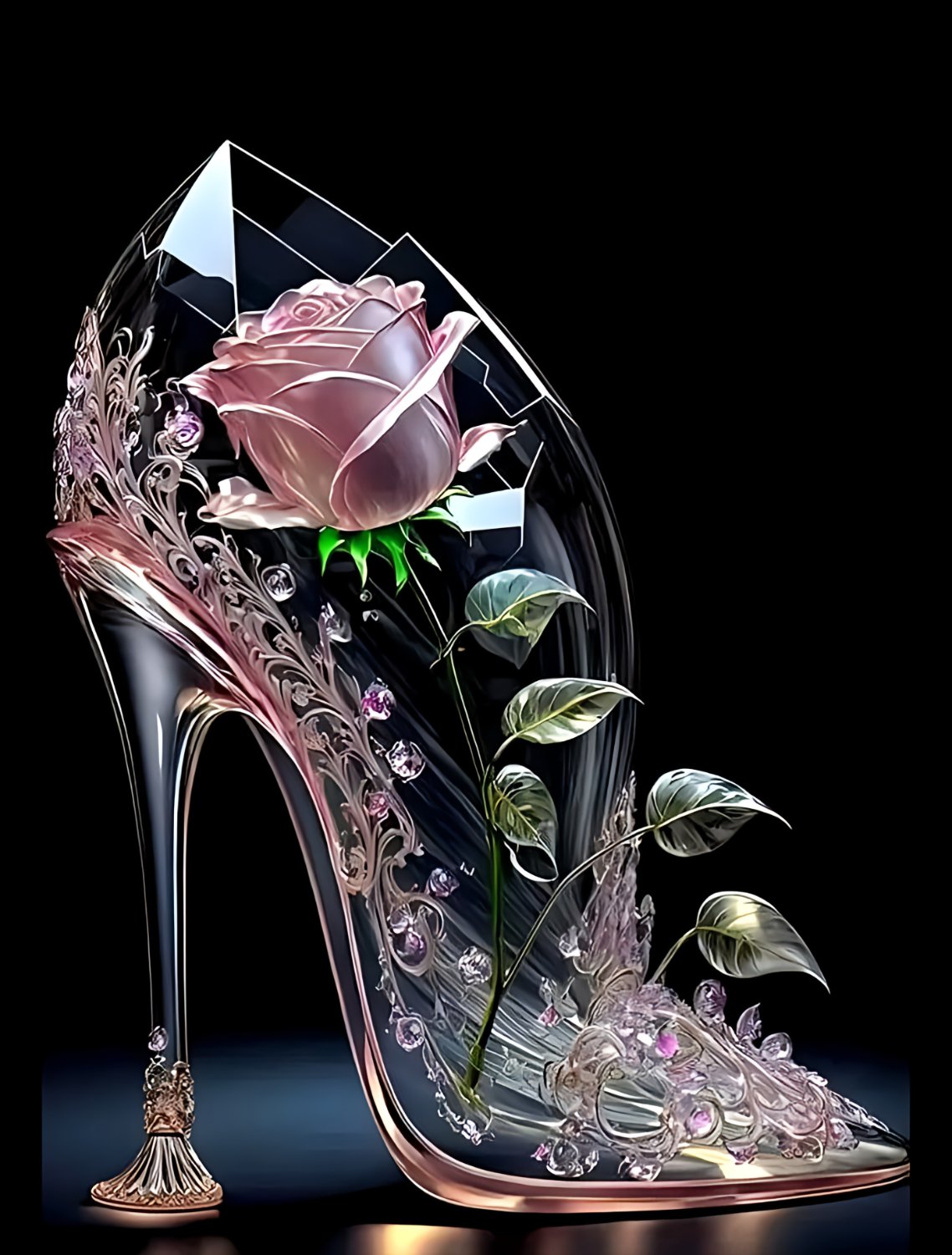 Solve I found her shoe jigsaw puzzle online with 396 pieces