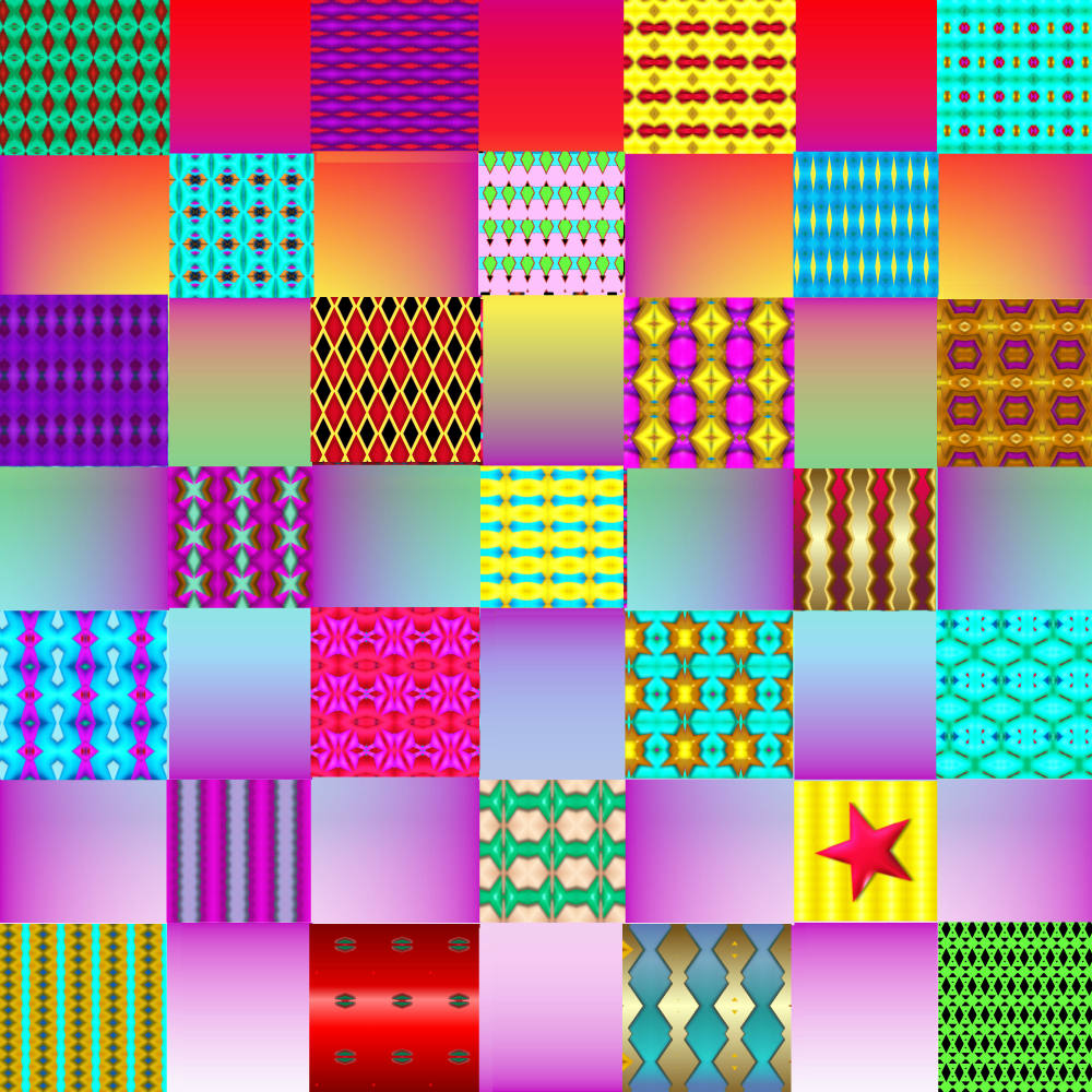 Solve ALTERNATING PATTERNS jigsaw puzzle online with 100 pieces