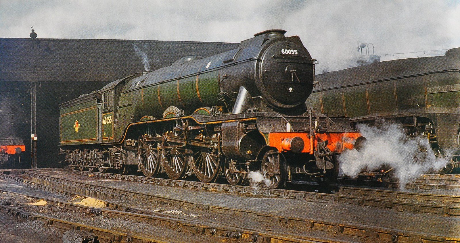 Solve 60055 A3 'Woolwinder' at Kings Cross 34A jigsaw puzzle online ...