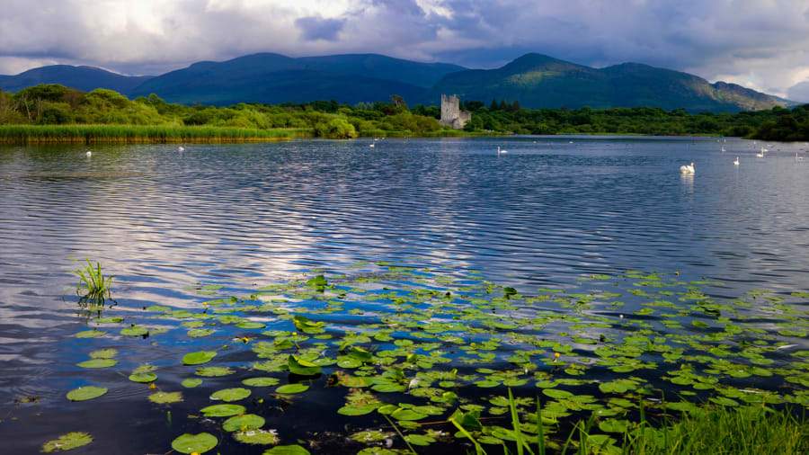 Solve Ross Castle, a 15-century tower house and keep on the edge of ...