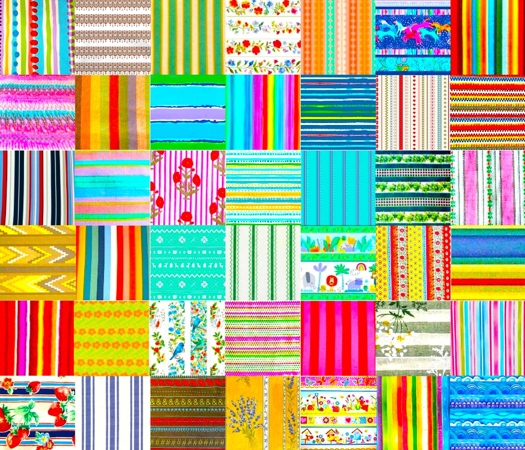 Solve PATCHWORK STRIPES 105 jigsaw puzzle online with 143 pieces