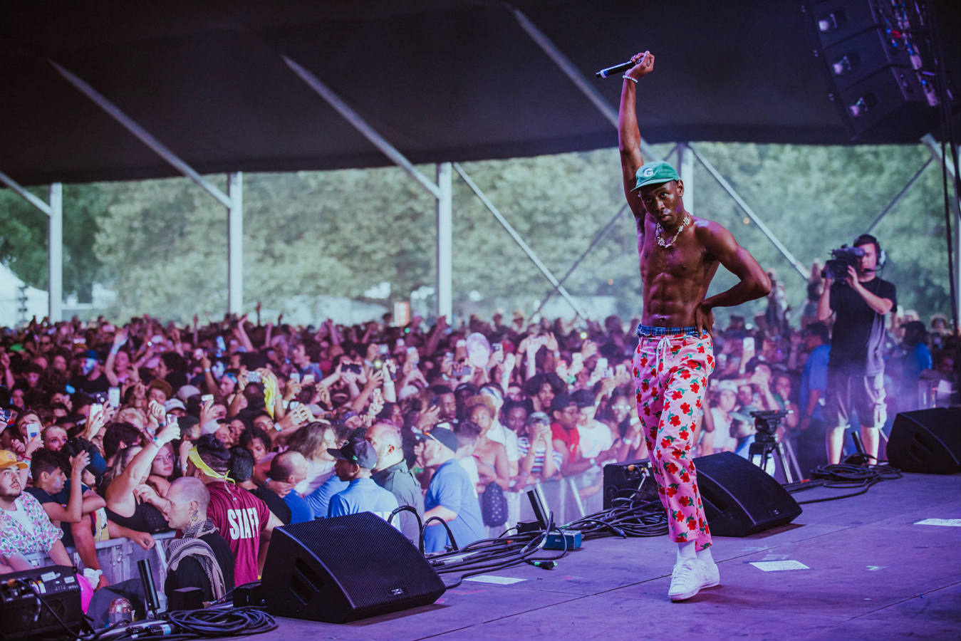 Solve Tyler The Creator jigsaw puzzle online with 126 pieces