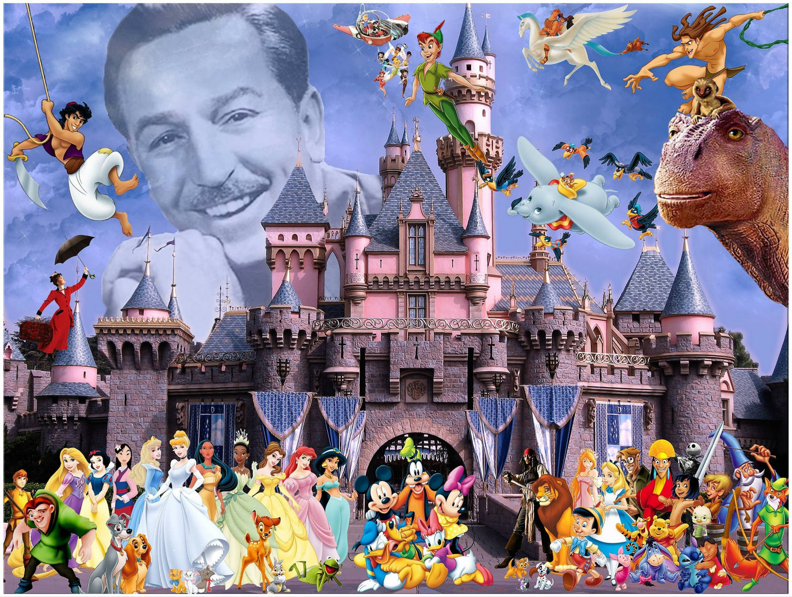 Solve Disney Animated Collage 02 jigsaw puzzle online with 540 pieces