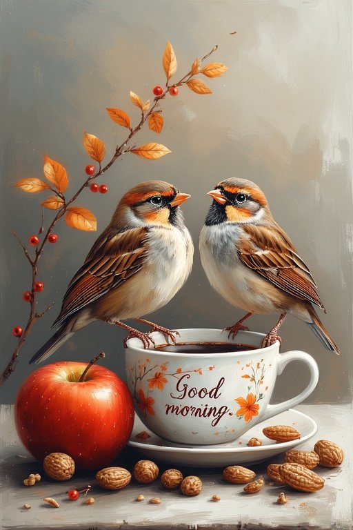 Solve Good morning jigsaw puzzle online with 96 pieces