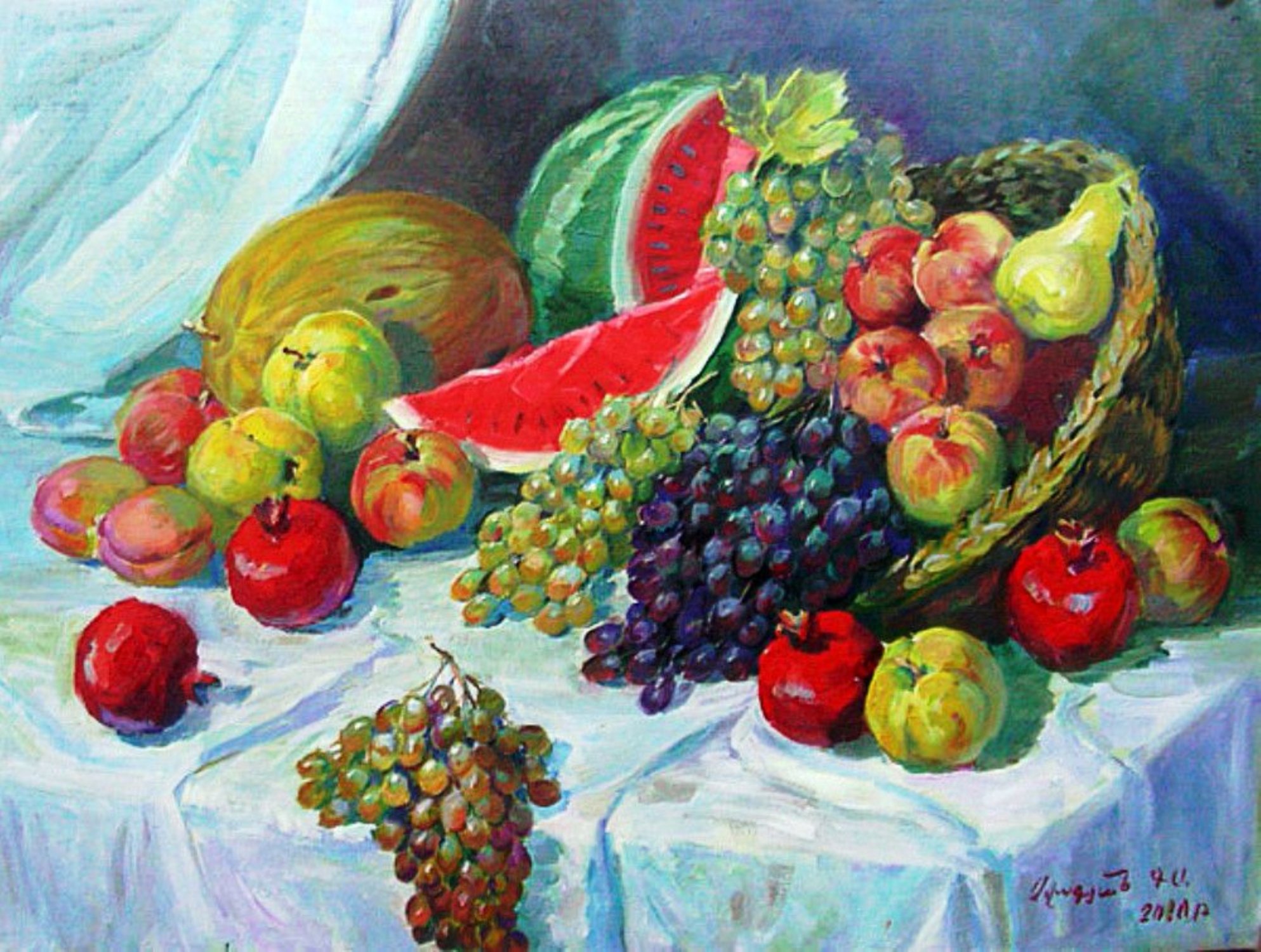 Solve Fruit A Plenty~ Still Life Art (Gevorg Avagyan, 1922 in Gyumri ...