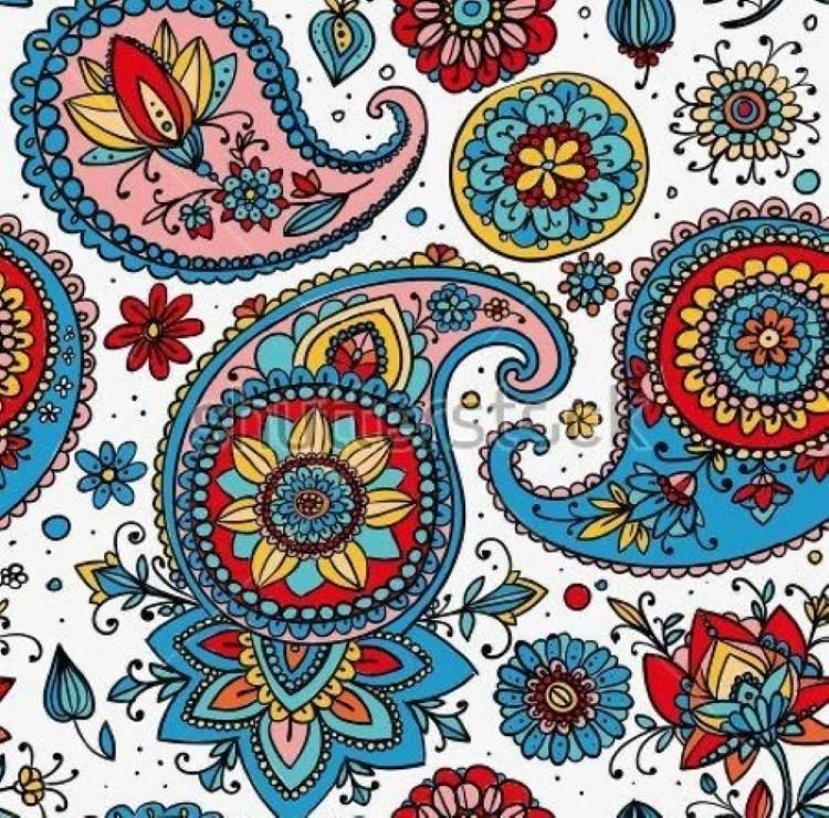 Solve Wallpaper 368: paisley * jigsaw puzzle online with 144 pieces