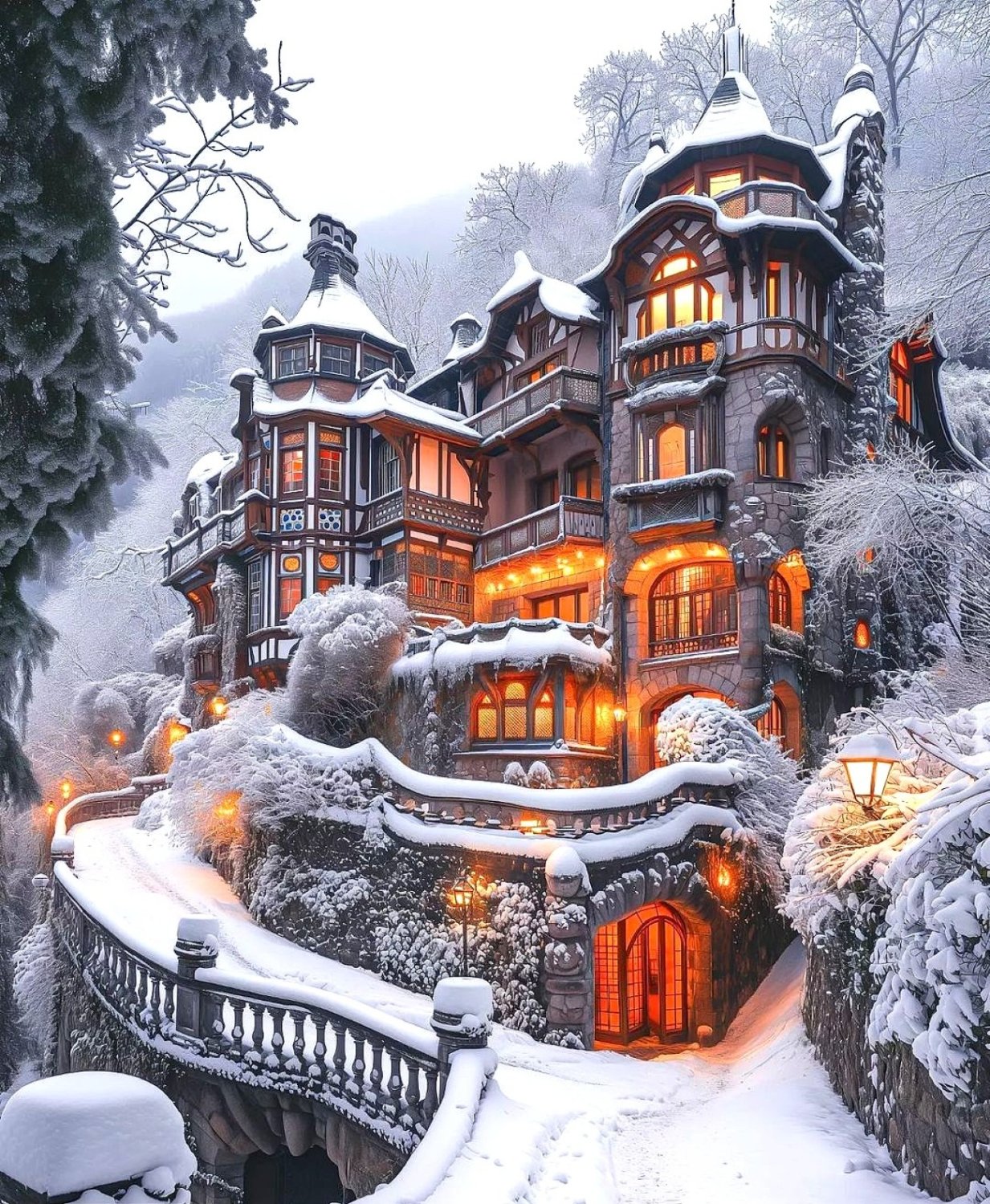 Solve Midwest Mansion jigsaw puzzle online with 80 pieces