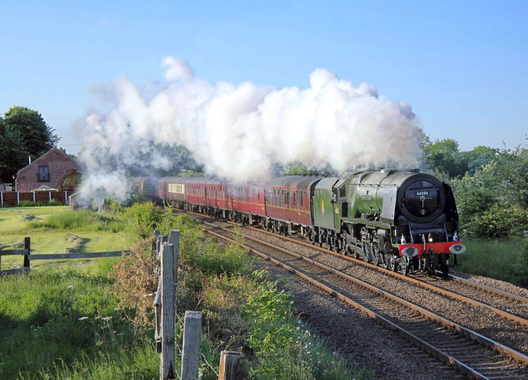 Solve LMS Stanier Princess Coronation Class 4-6-2 46233 Duchess of ...