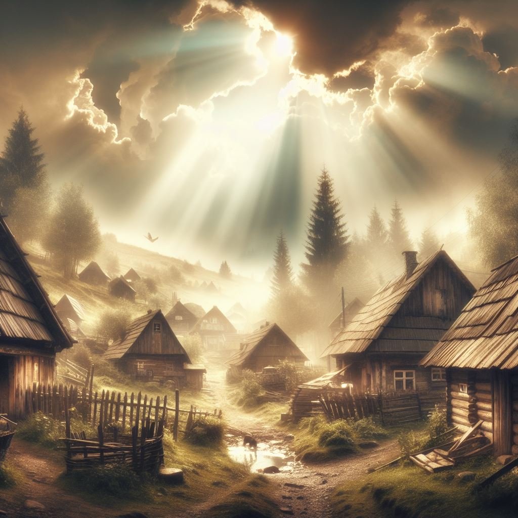 Solve Village jigsaw puzzle online with 16 pieces