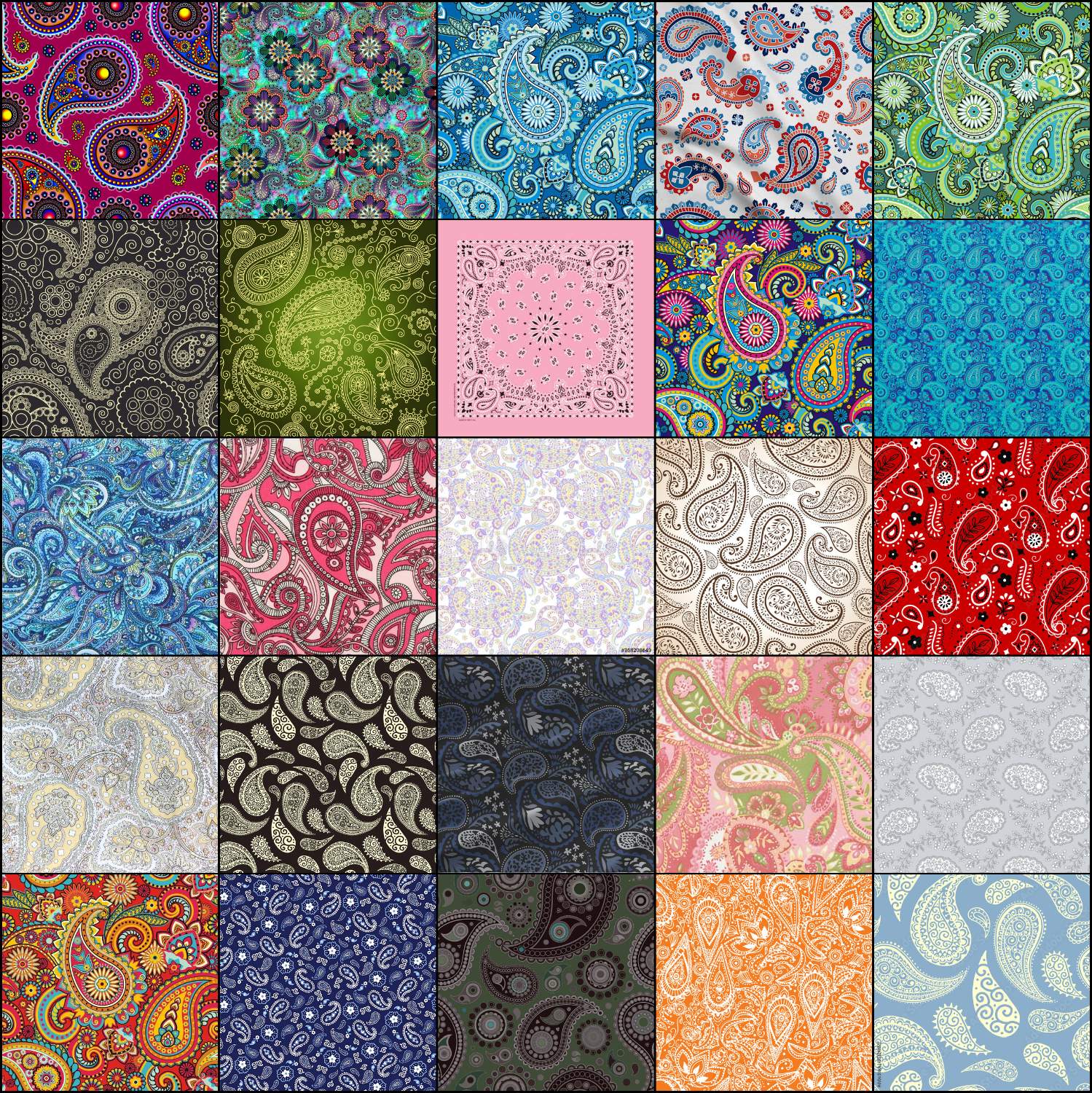 Solve Paisley jigsaw puzzle online with 600 pieces