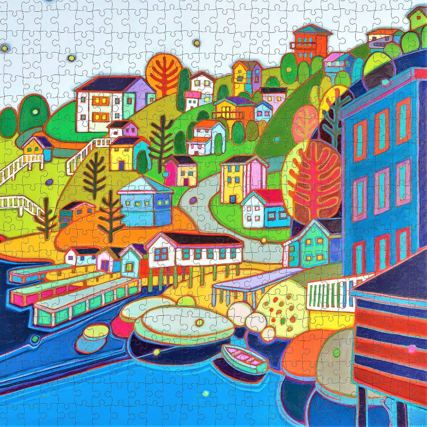 Solve Jelly Bean Hill (A Solved Puzzle) jigsaw puzzle online with 600 ...