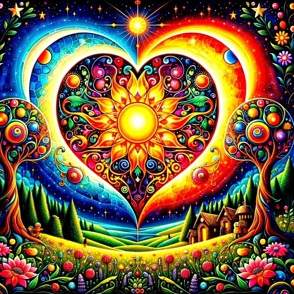 Solve Decorative Heart jigsaw puzzle online with 81 pieces