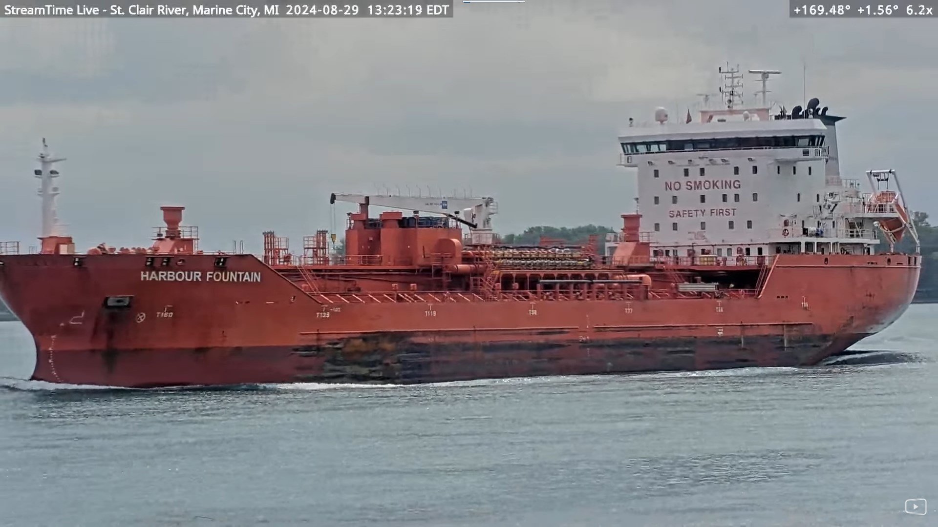 Solve Harbour Fountain - Ocean-Going Tanker - Marine City, MI (2024-08 ...