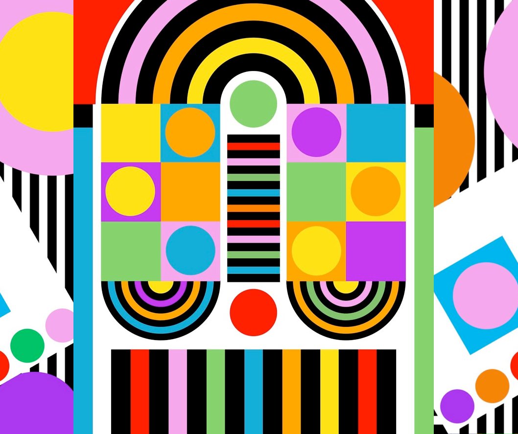 Solve Shapes mashup jigsaw puzzle online with 120 pieces