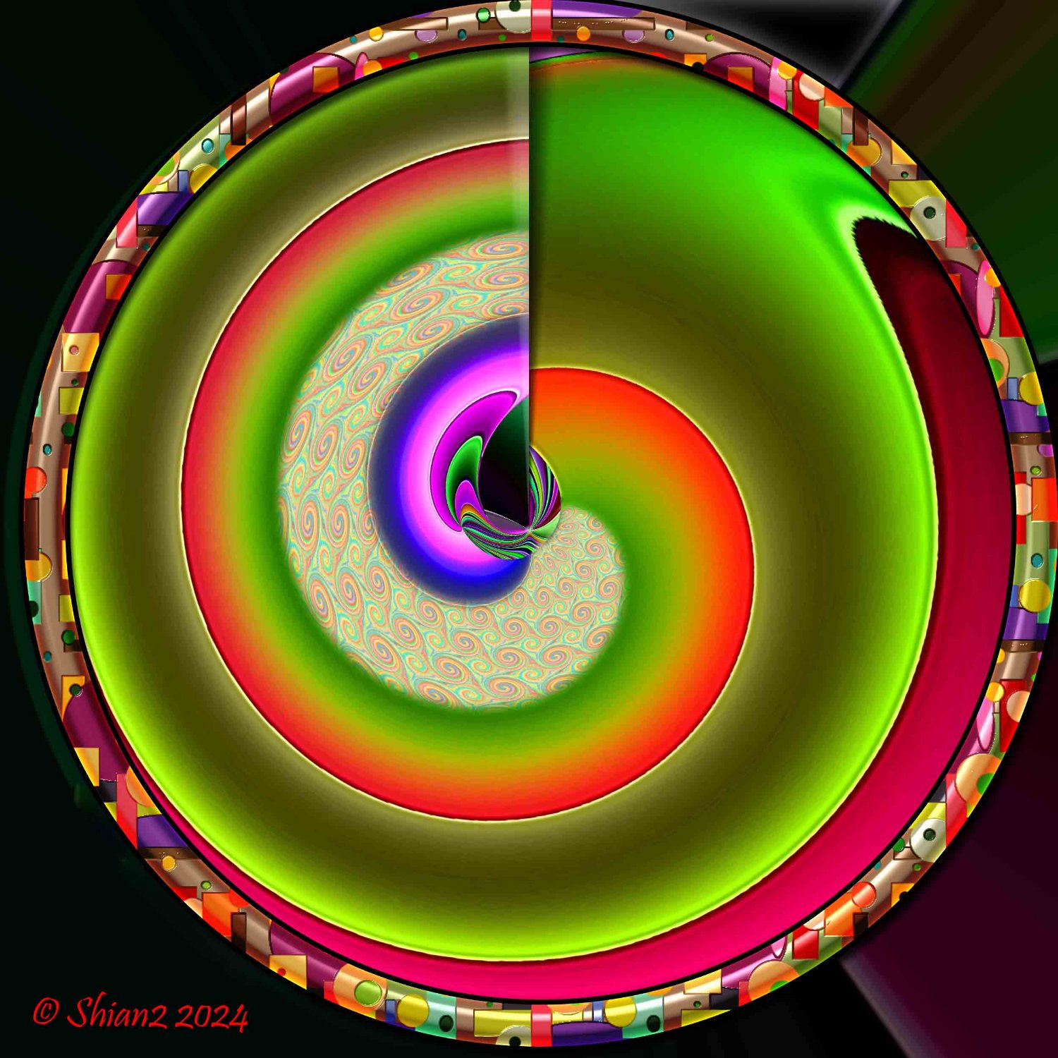 Solve A Round Thing jigsaw puzzle online with 121 pieces