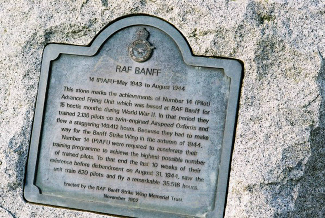 Solve Close up of part of Banff Strike Wing Memorial jigsaw puzzle ...