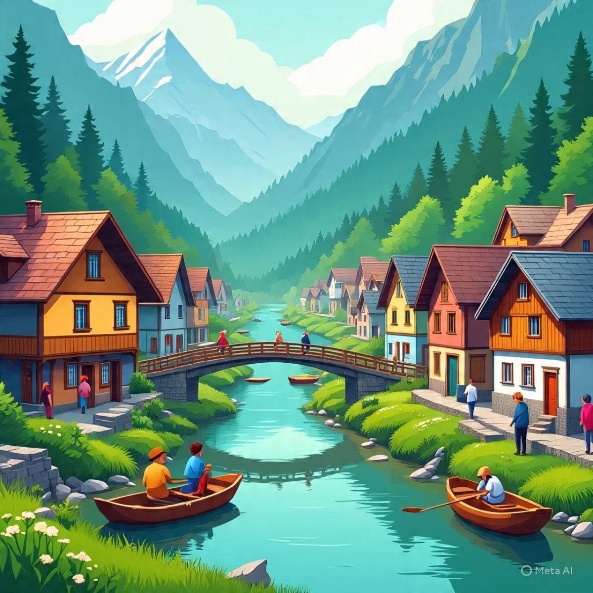 Solve Folk Art Bridge (All puzzles can be solved with more or less ...