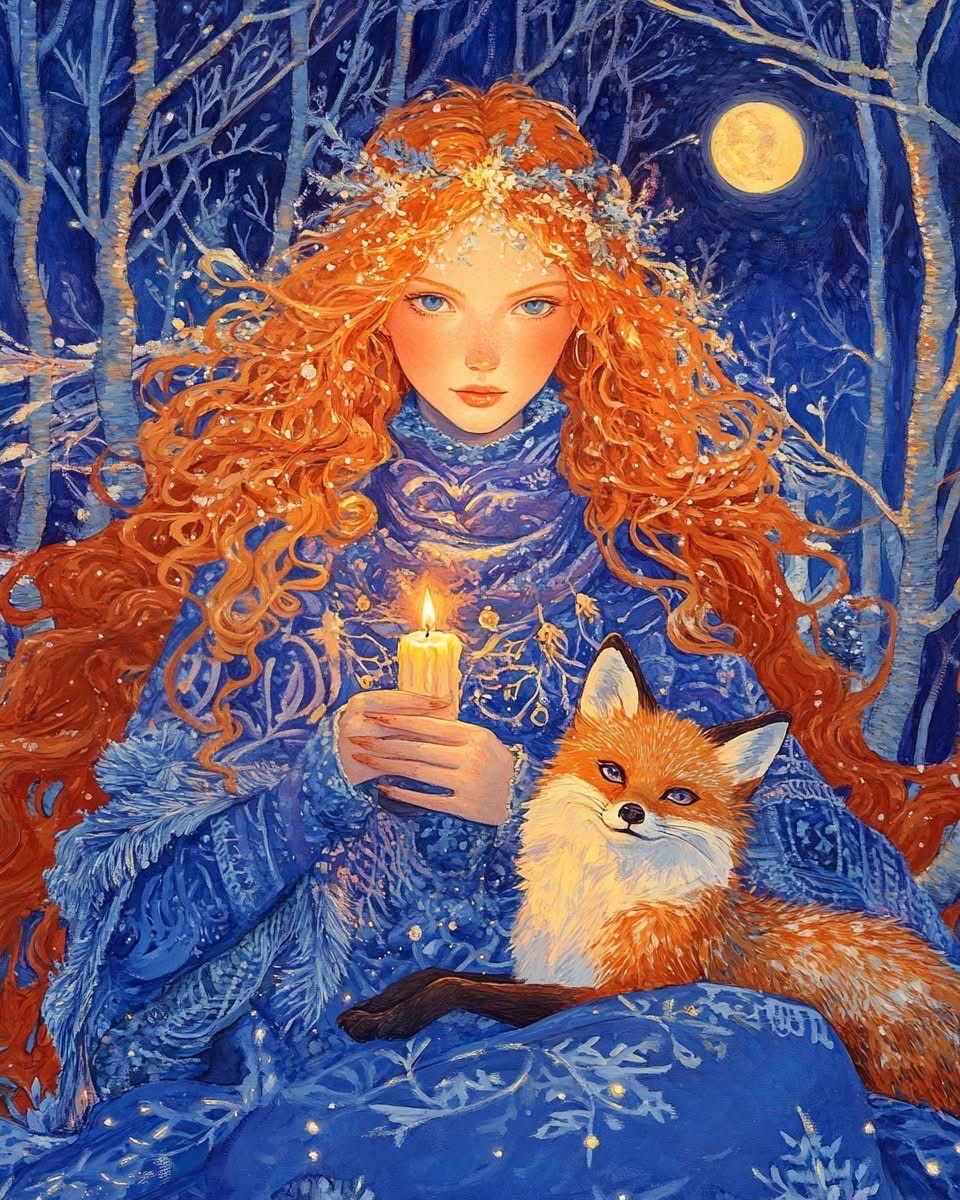 Solve Fox Maiden jigsaw puzzle online with 120 pieces