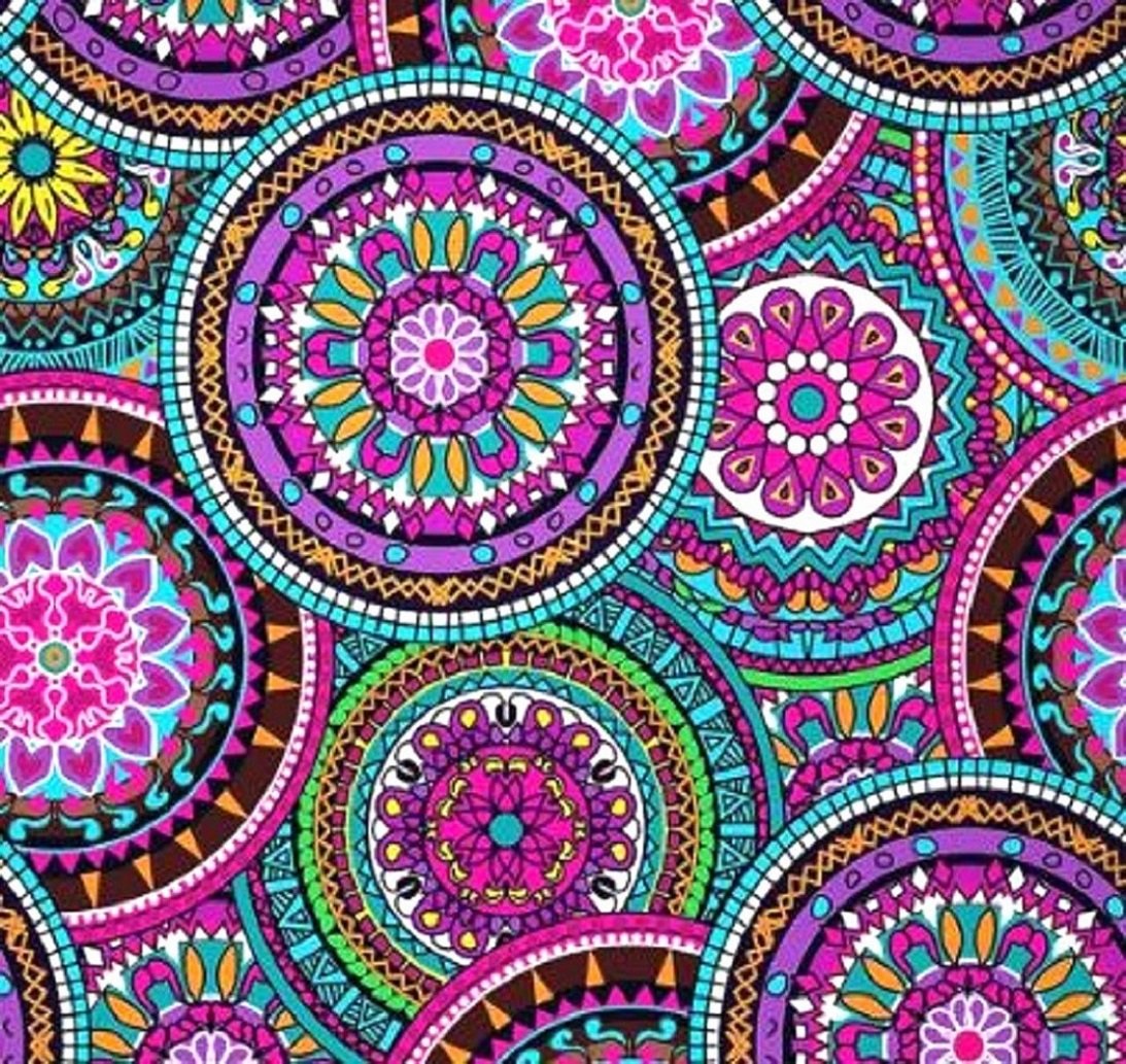 Solve "Tribal Pattern Fabric" jigsaw puzzle online with 81 pieces