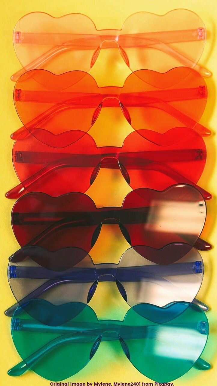 Solve I heart sunglasses 😍 jigsaw puzzle online with 112 pieces