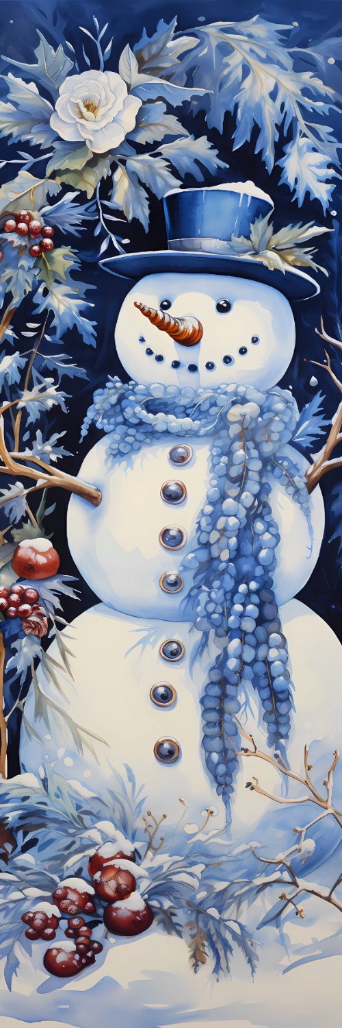 Solve Frosty the Snowman jigsaw puzzle online with 80 pieces