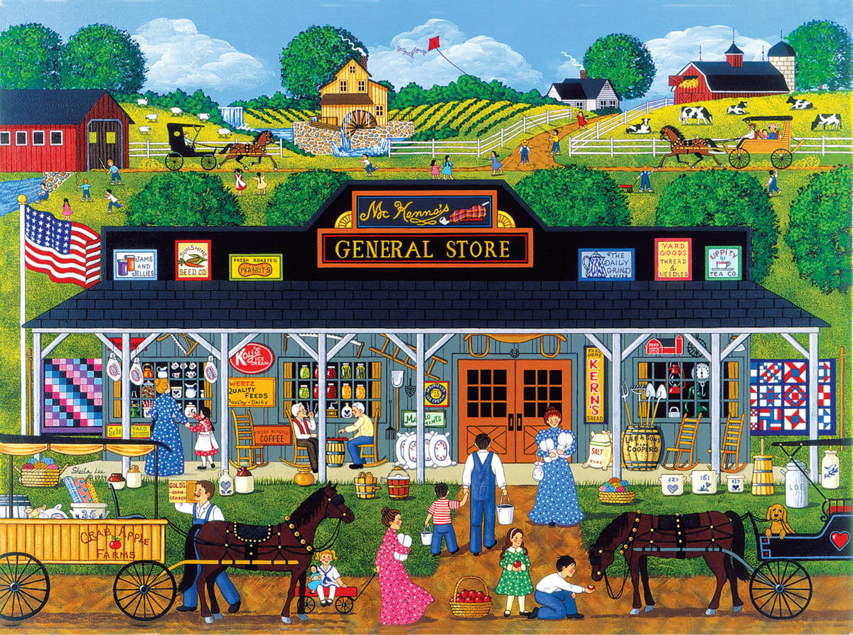 Solve general store jigsaw puzzle online with 108 pieces