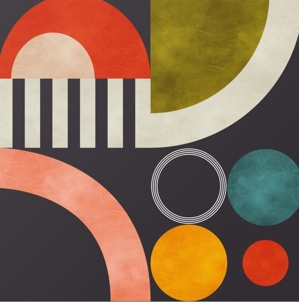 Solve Geometry canvas jigsaw puzzle online with 100 pieces