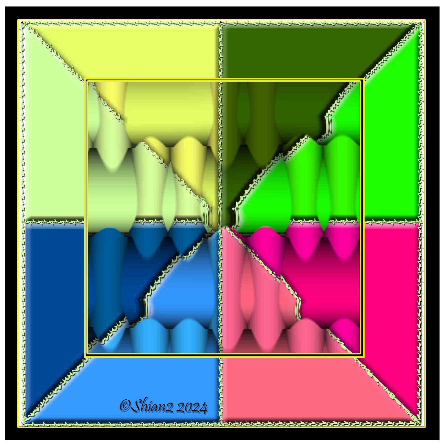 Solve Shaded Colours jigsaw puzzle online with 64 pieces
