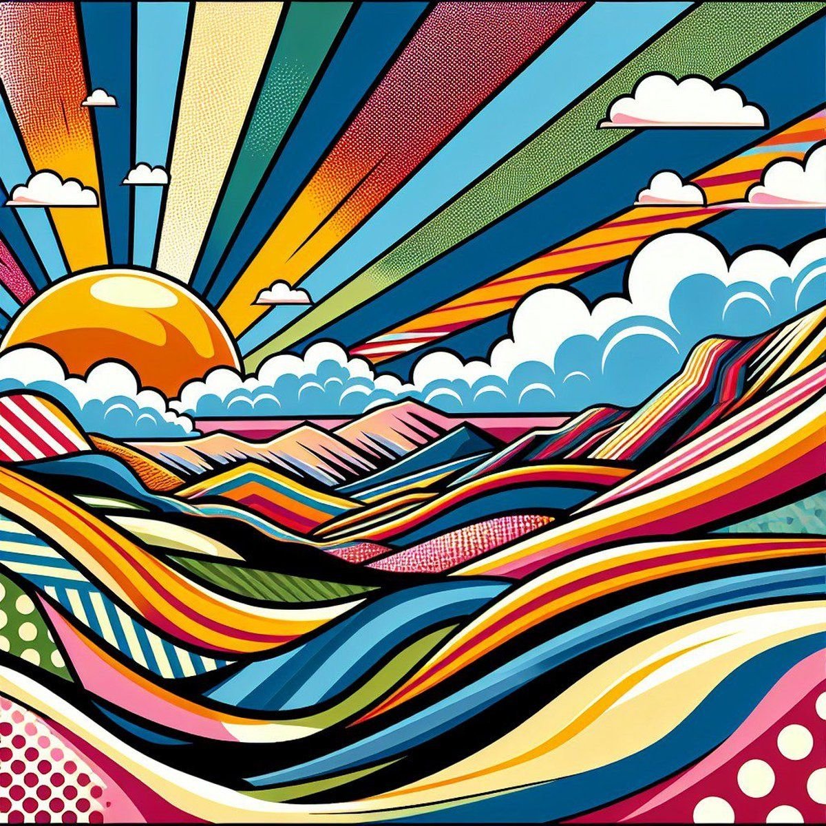 Solve Pop art (the number of pieces can be changed from 9 to 440 ...