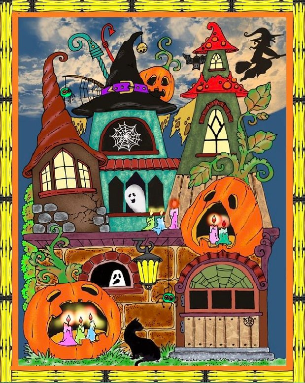Solve Haunted House jigsaw puzzle online with 48 pieces