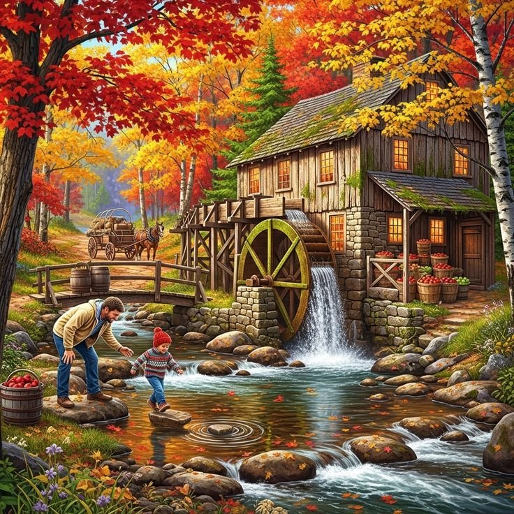 Solve Stepping Stones jigsaw puzzle online with 64 pieces