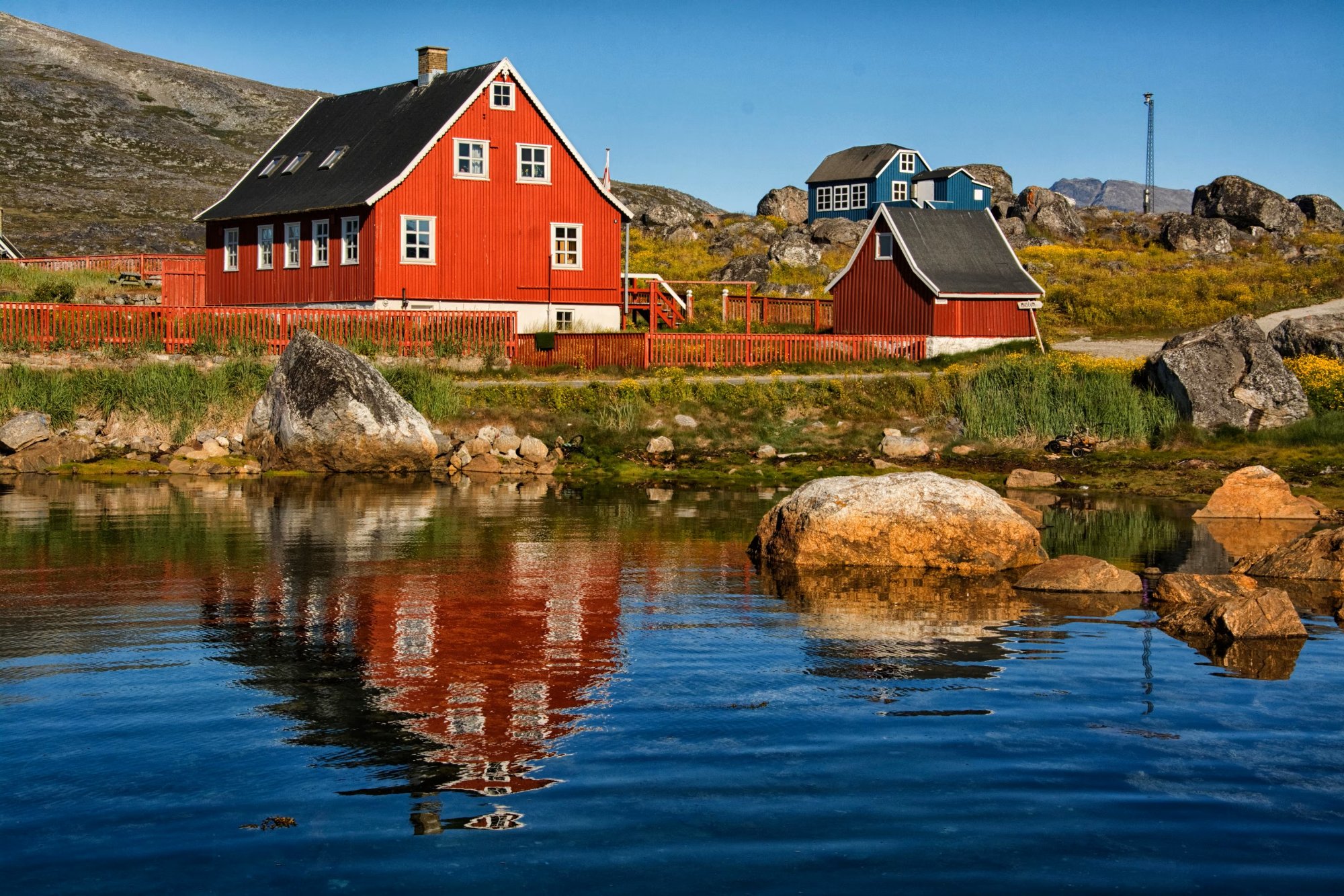 Solve Nanortalik city, an adventure center in southern Greenland ...