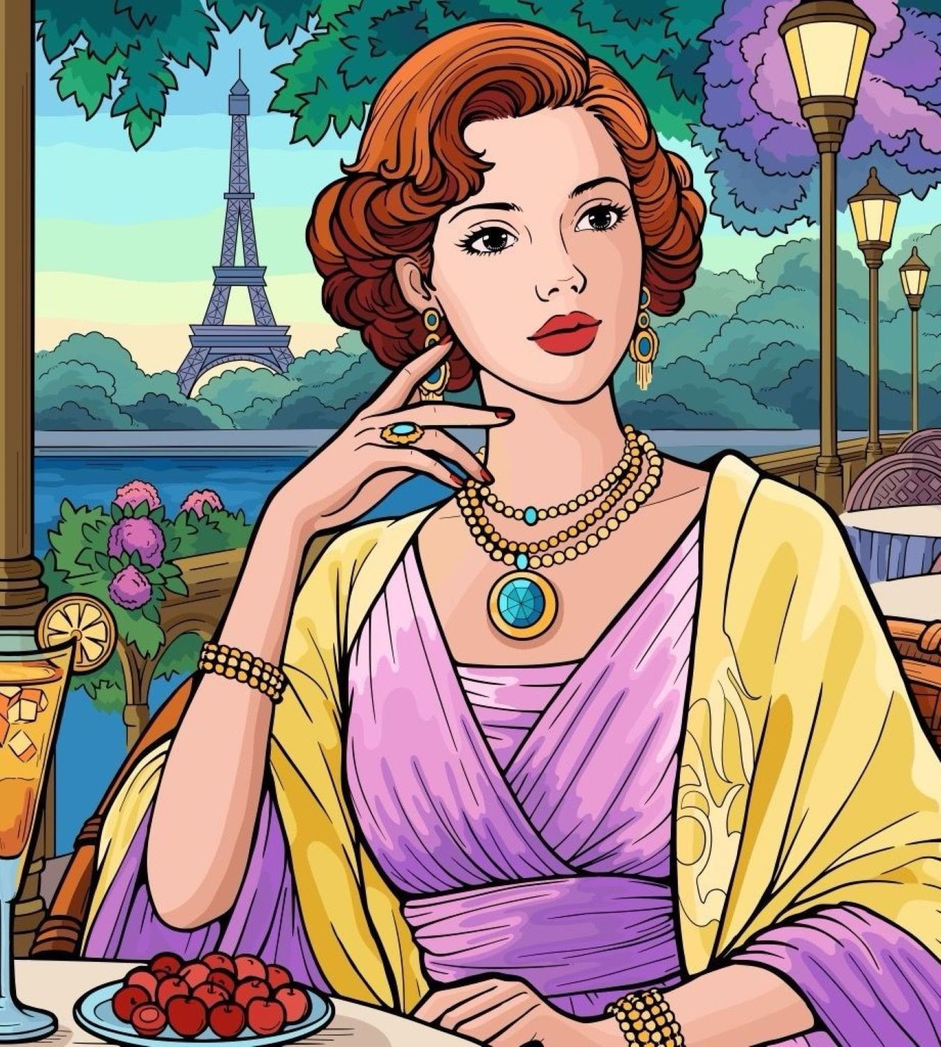 Solve Bold & Bright Colors Series jigsaw puzzle online with 304 pieces