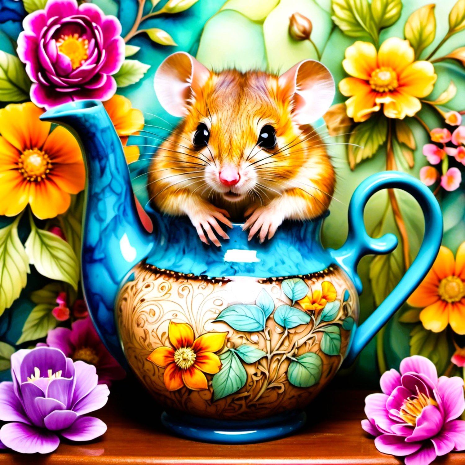 Solve aDORable Mouse jigsaw puzzle online with 100 pieces