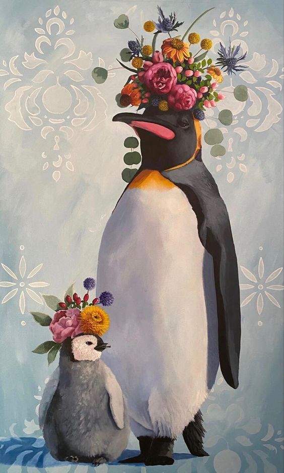 Solve Penguins jigsaw puzzle online with 77 pieces