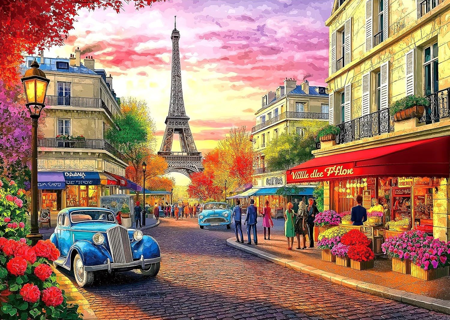 Solve Mid 1900s Paris jigsaw puzzle online with 130 pieces