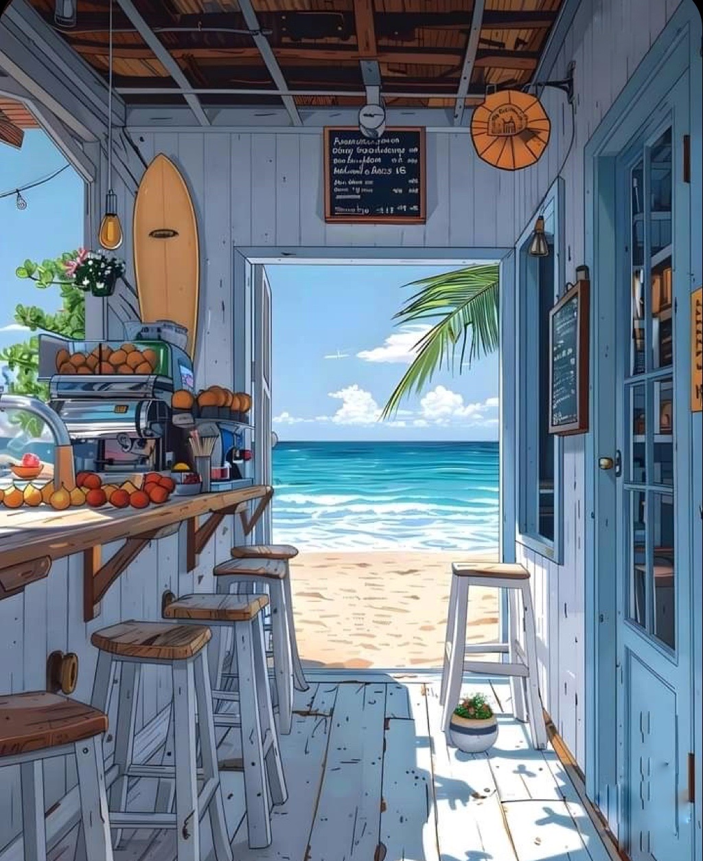 Solve Beach Snack bar jigsaw puzzle online with 208 pieces