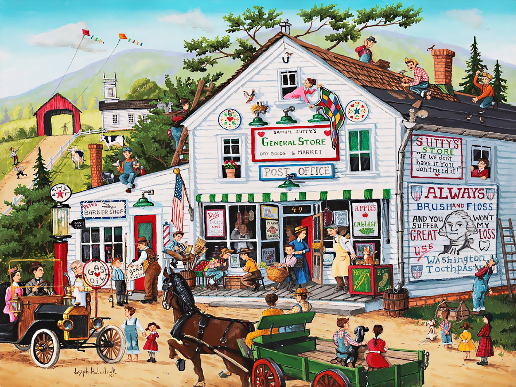 Solve The Old General Store jigsaw puzzle online with 352 pieces
