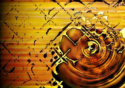 Solve ROUND + RUST jigsaw puzzle online with 48 pieces