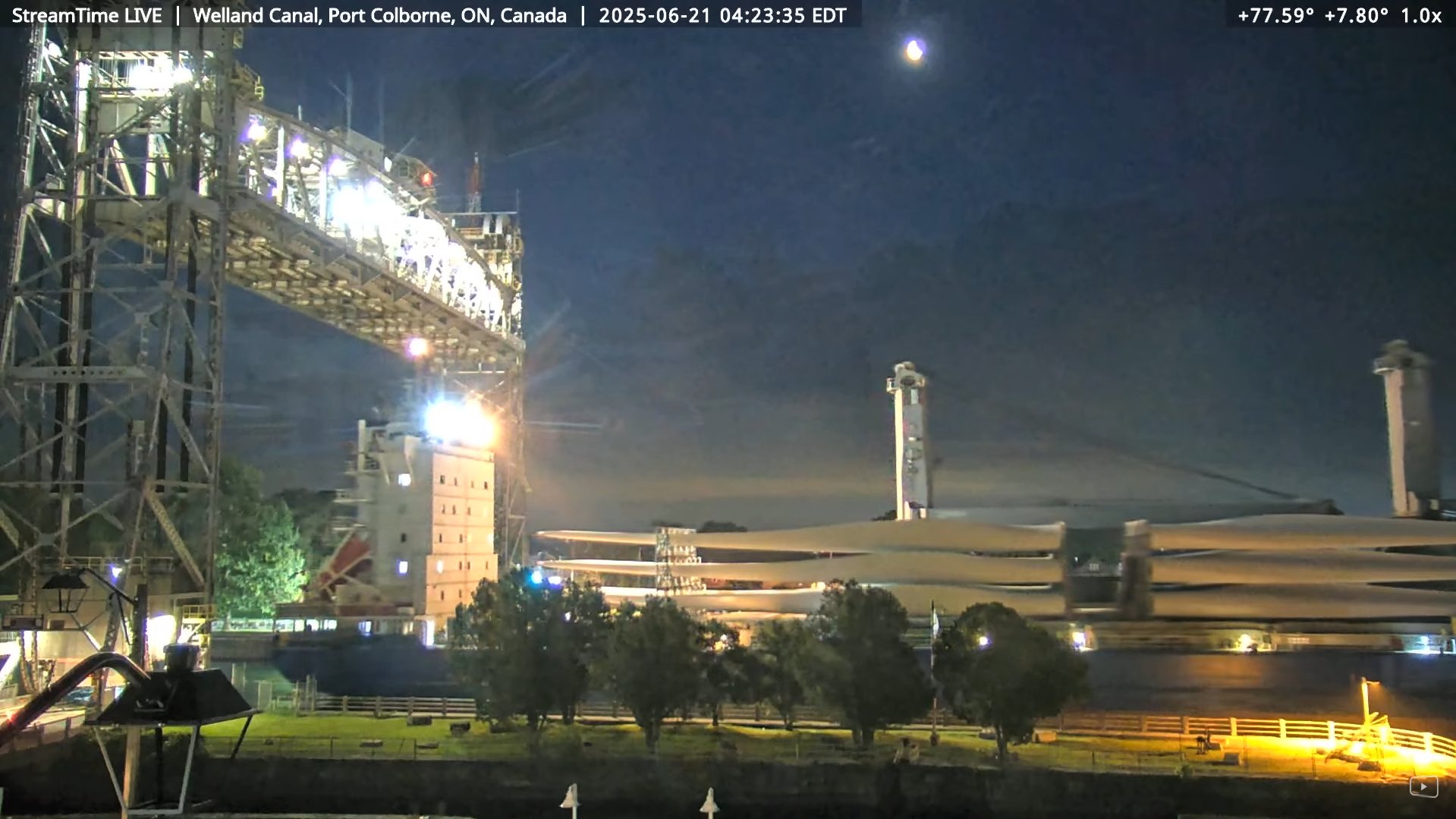 Solve Asian Spirit passing under the bridge in the moonlight, Port ...